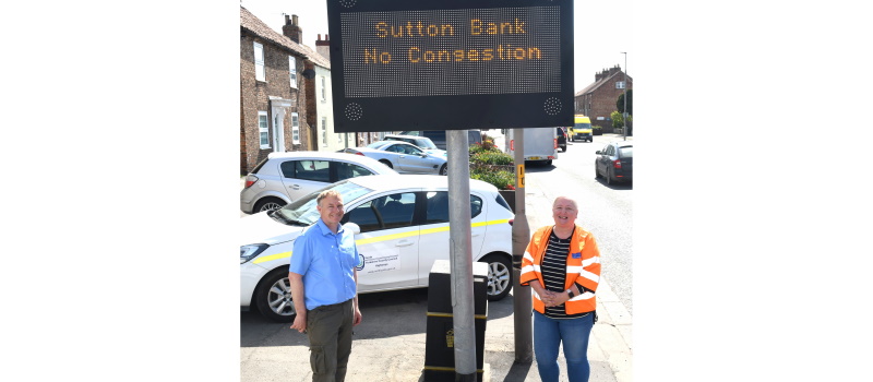 Sutton Bank blockage warning signs now in operation - Hambleton Today