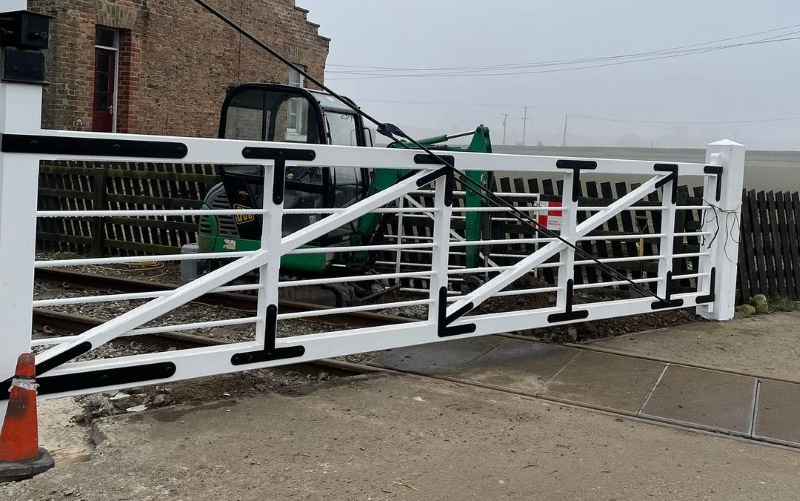 New crossing gates bring 'Crakehall dance' to an end - Hambleton Today