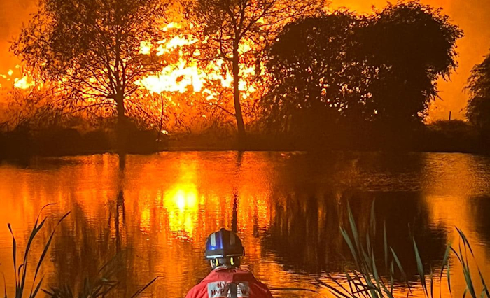 Photos show extent of Carthorpe barn fire - Hambleton Today